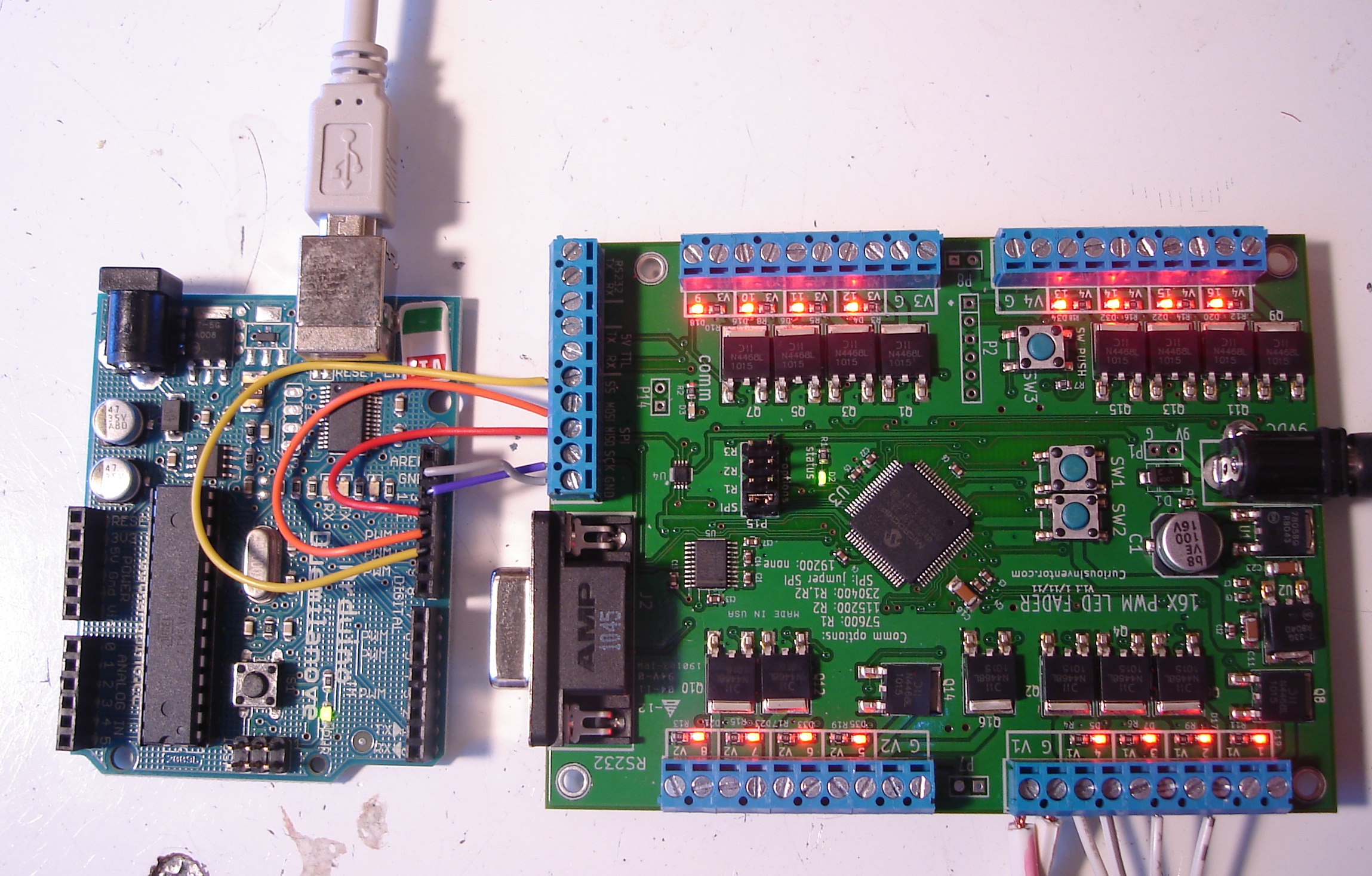 Control Ikea Dioder LED Strip With Arduino + 16X PWM LED Fader Board | Trybotics