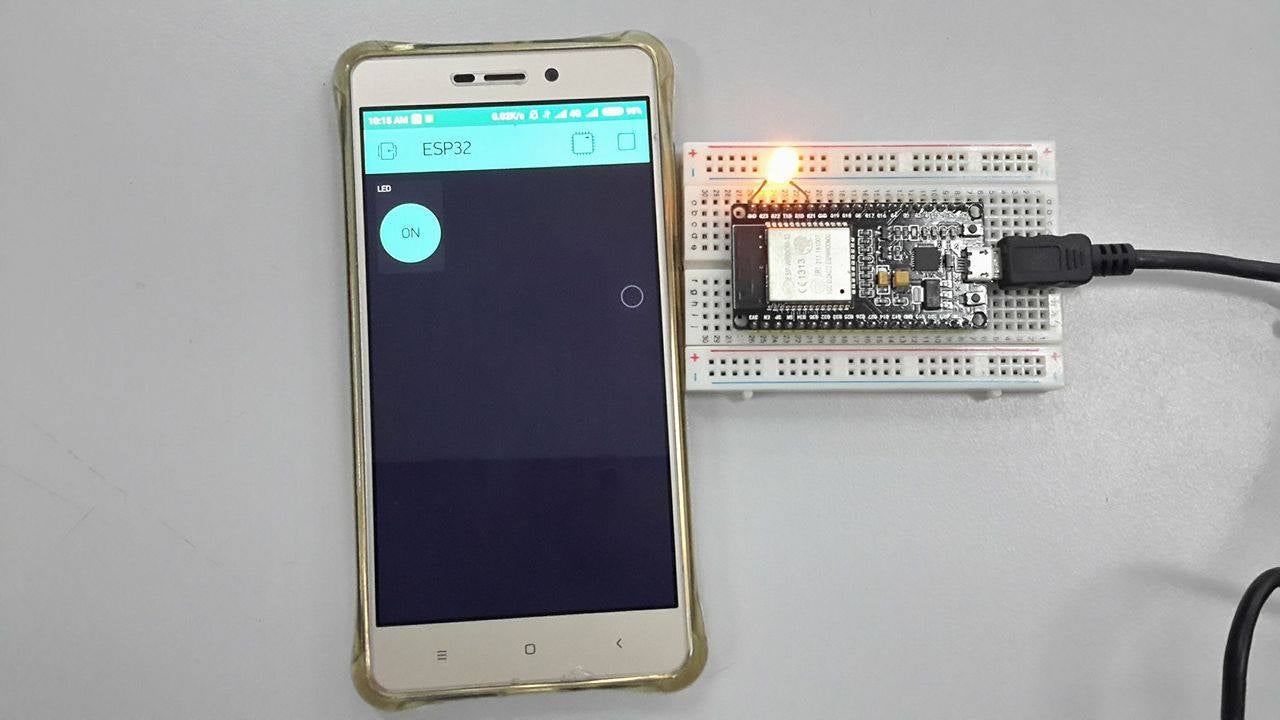 How To Use Esp32 To Control Led With Blynk Via Wifi Trybotics