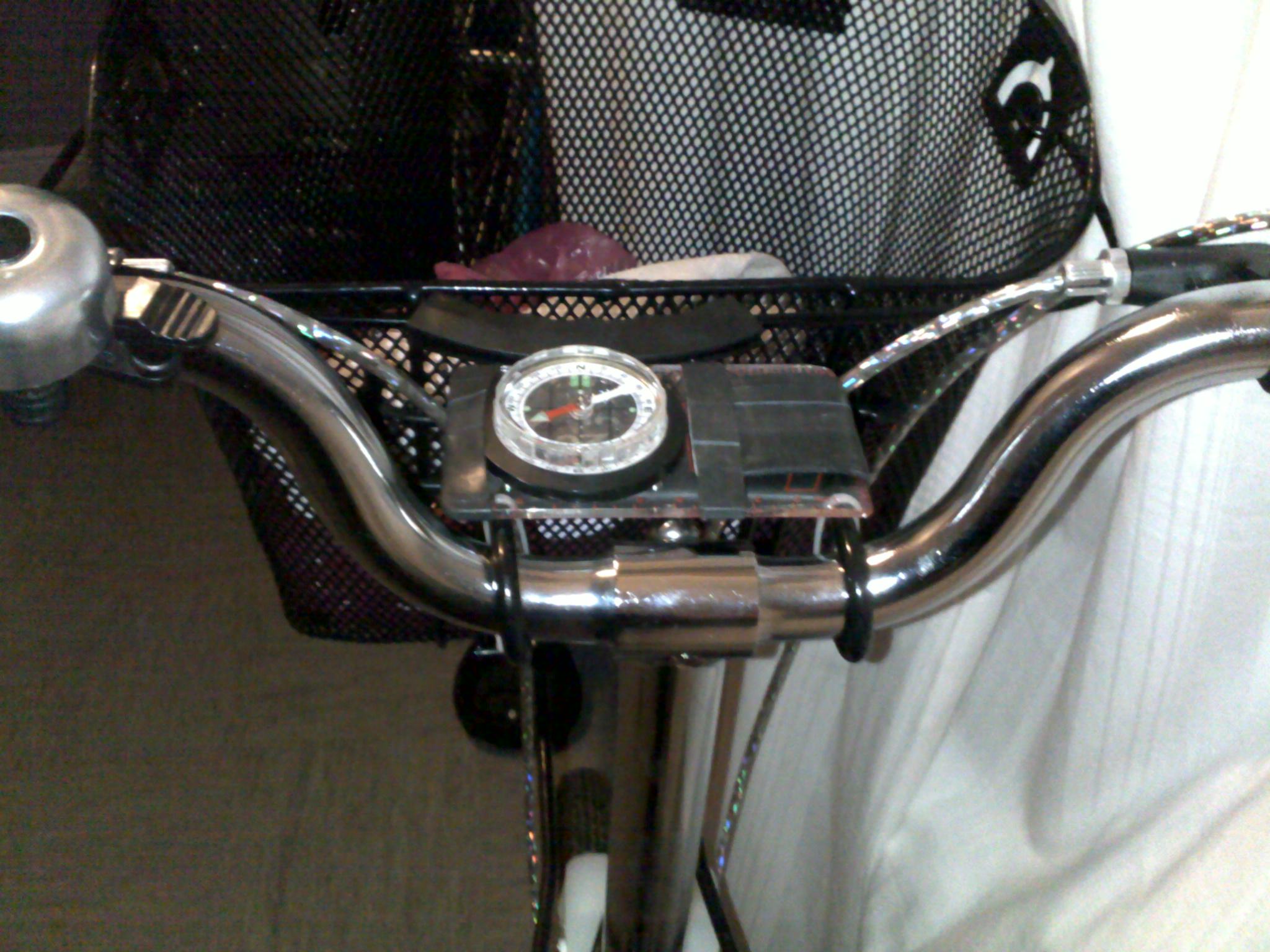 Bike Simple Compass Mount For Multiple Surfaces 4 Steps