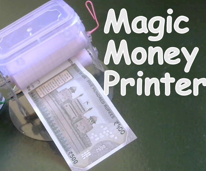 How to Make Money Printer From Scrap Materials (Magic Trick) : 8 Steps ...