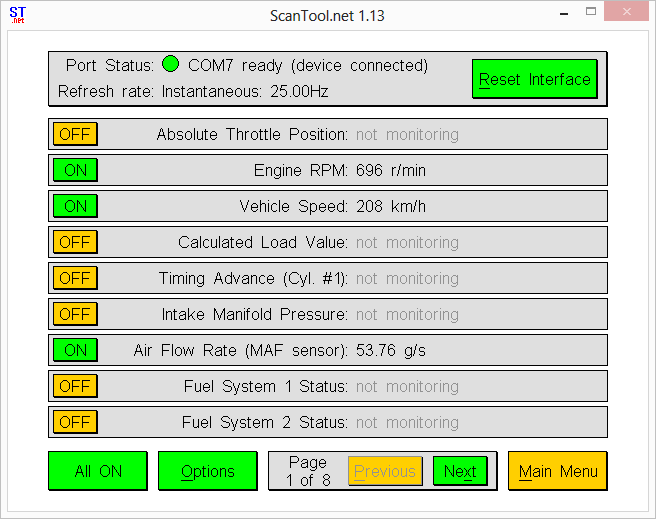 Arduino Obd2 Simulator Trybotics