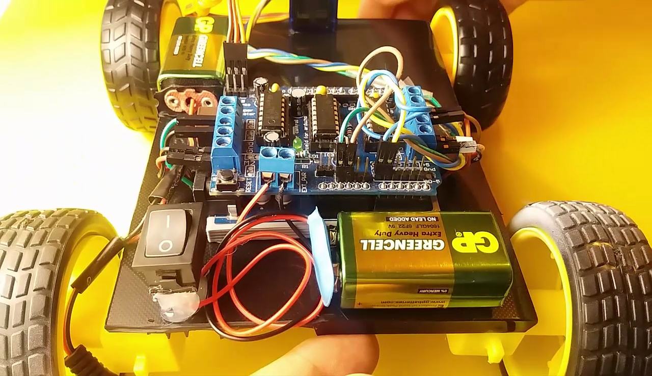 Arduino Obstacle Avoiding Robot 4wd Trybotics