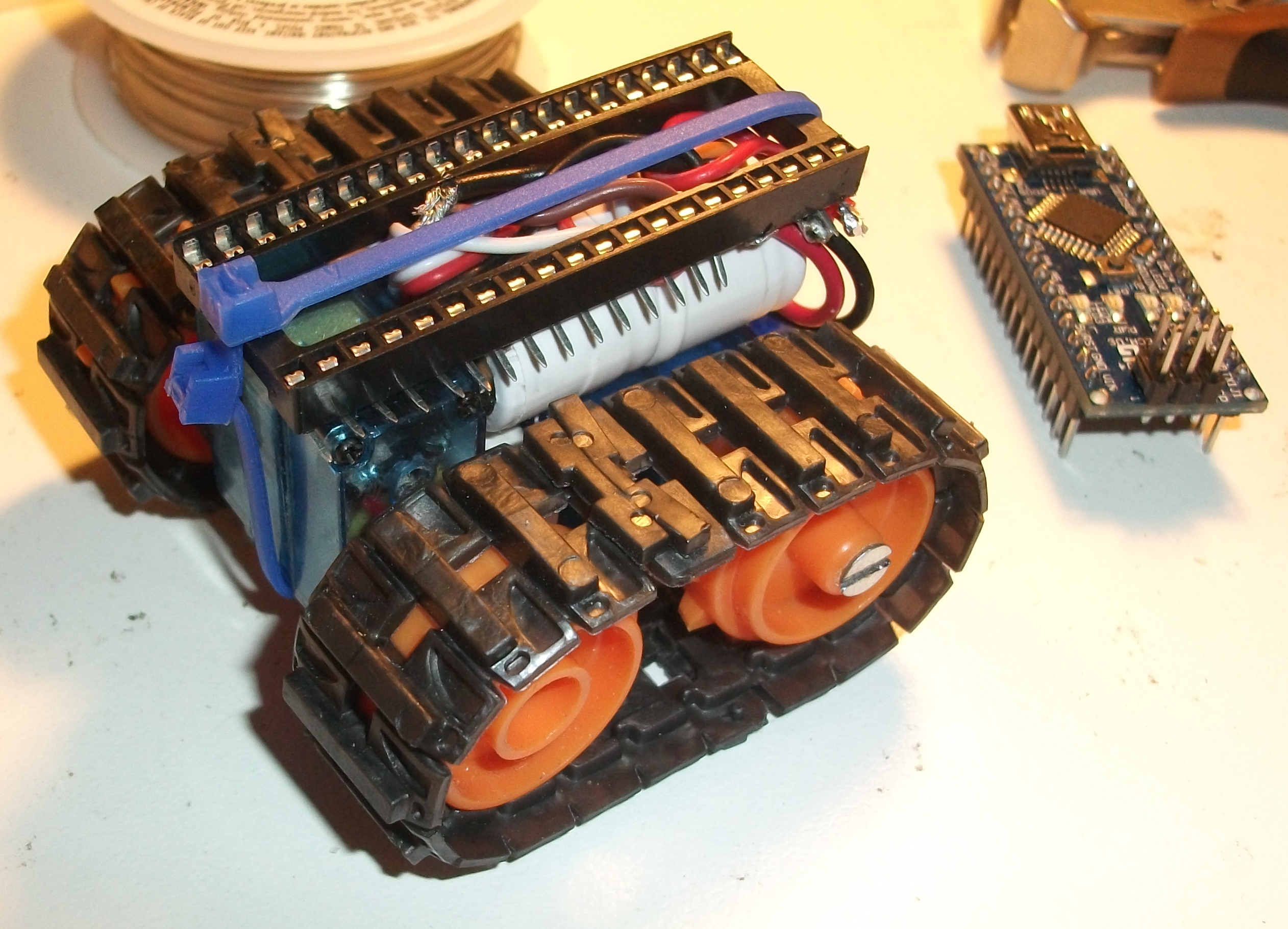 Arduino Nano Based Microbot Trybotics