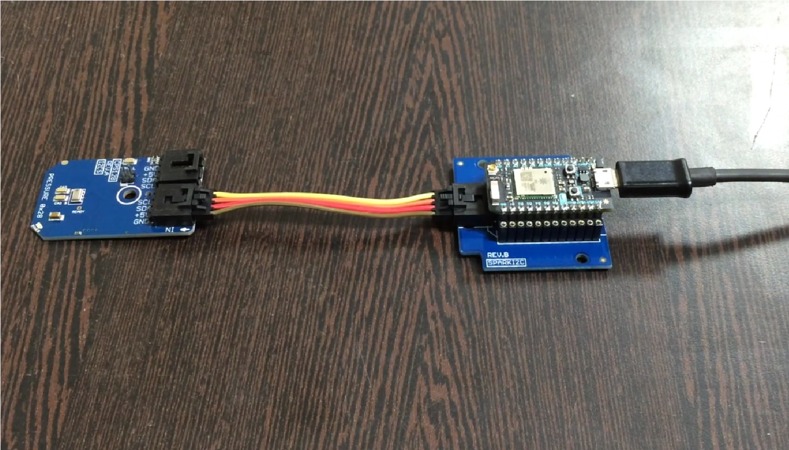Pressure Measurement Using CPS120 and Particle Photon | Trybotics