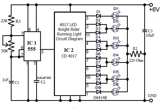 Larson Scanner Leds Kitt With Arduino 5 Steps Instructables