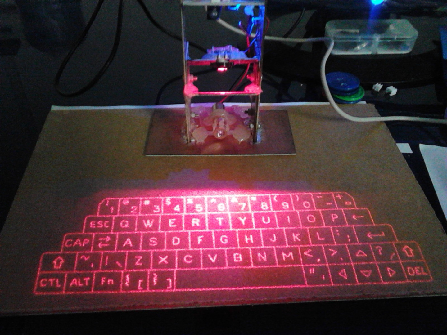 How to Make Laser Projection Virtual Keyboard | Trybotics