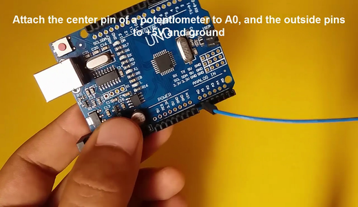 Arduino Analogread Serial With Potentiometer 5 Steps With Pictures Instructables