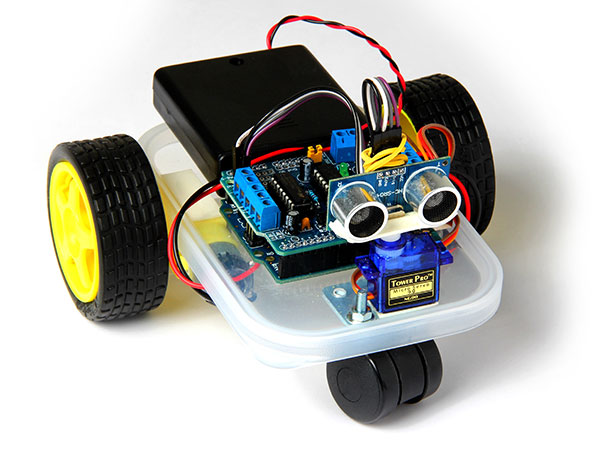 Arduino Wandering Robot (Improvised) | Trybotics