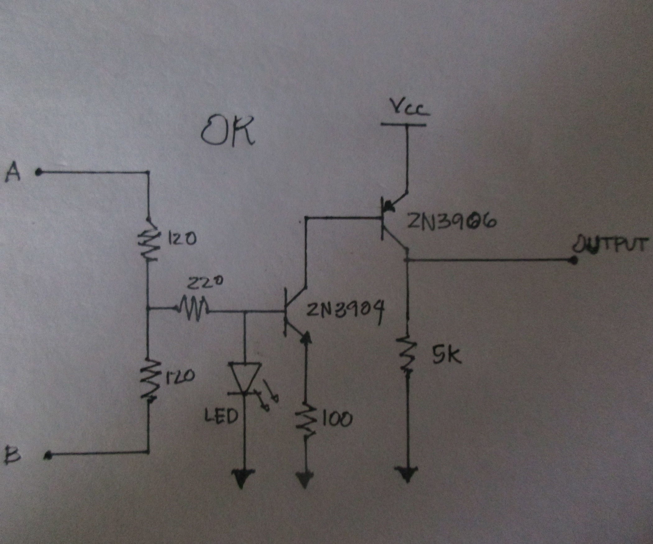 Logic Gate Circuit Diagram Using Transistor