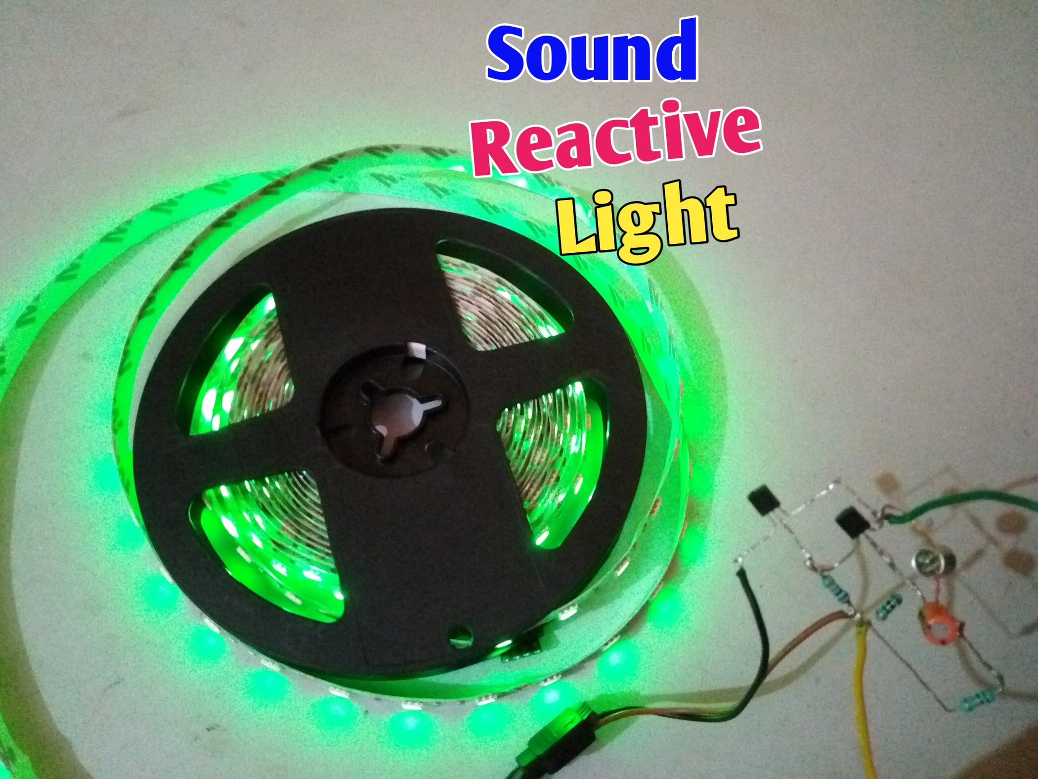 Sound Reactive Led Strip 7 Steps Instructables 