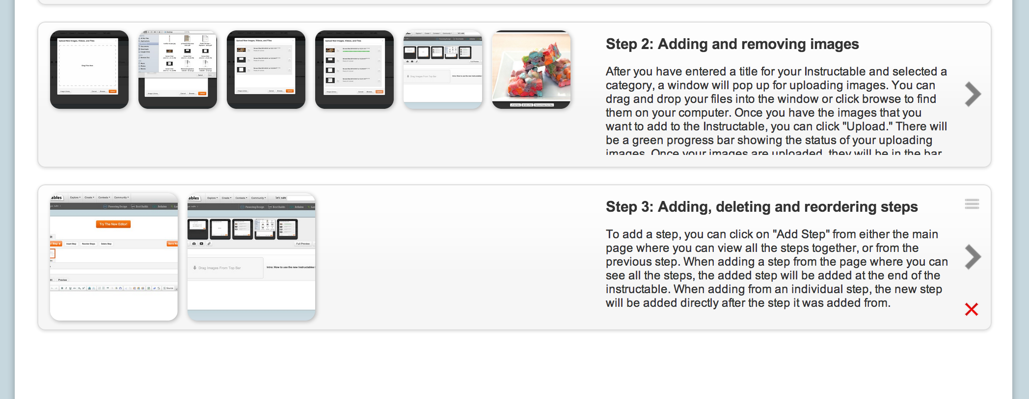How to Make an Instructable Using the New Editor | Trybotics