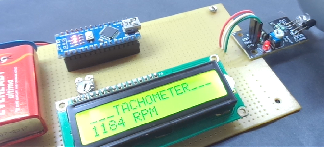 How To Make Arduino Based Digital Tachometer Simple Diy Tutorial 5 Steps With Pictures