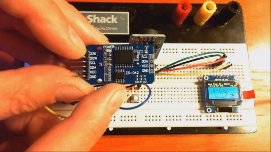 DS3231 OLED Alarm Clock With 2-button Menu Setting and Temperature ...