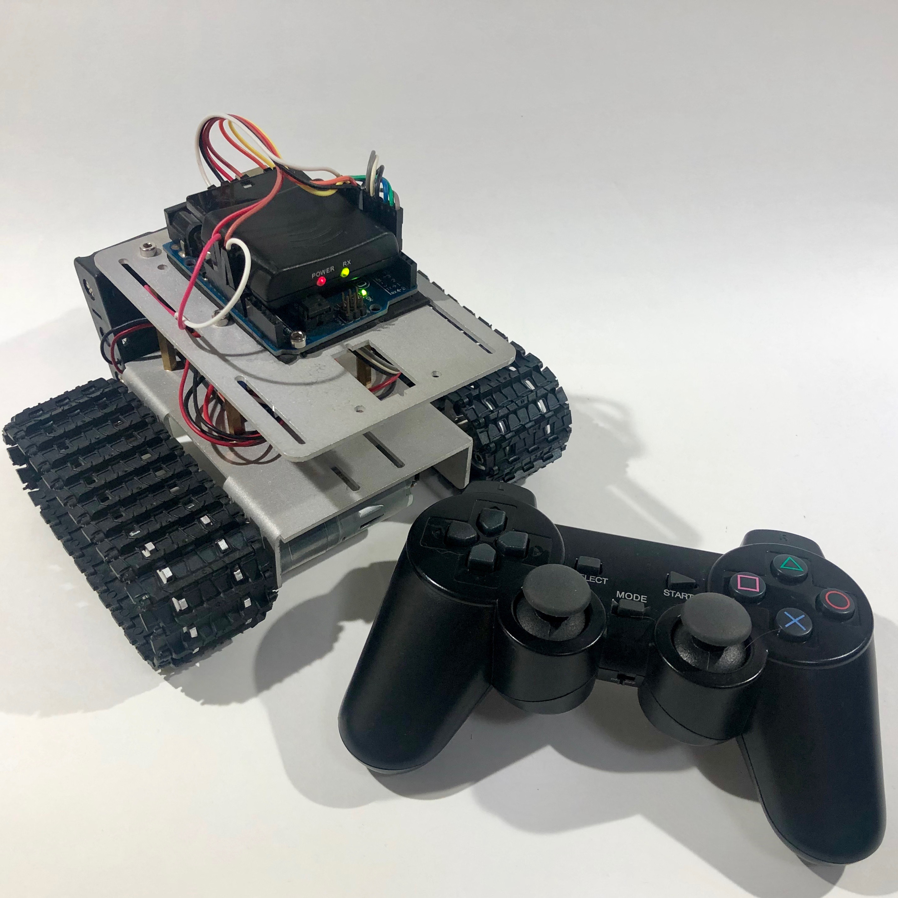 Arduino Robot With PS2 Controller (PlayStation 2 Joystick) | Trybotics