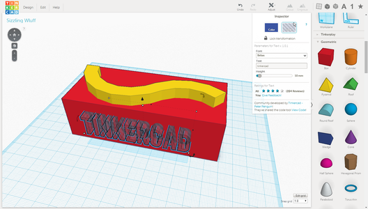 Tinkercad: Easy to Create Curve Text : 6 Steps (with Pictures ... Tinkercad: Easy to Create Curve Text : 6 Steps (with Pictures ...