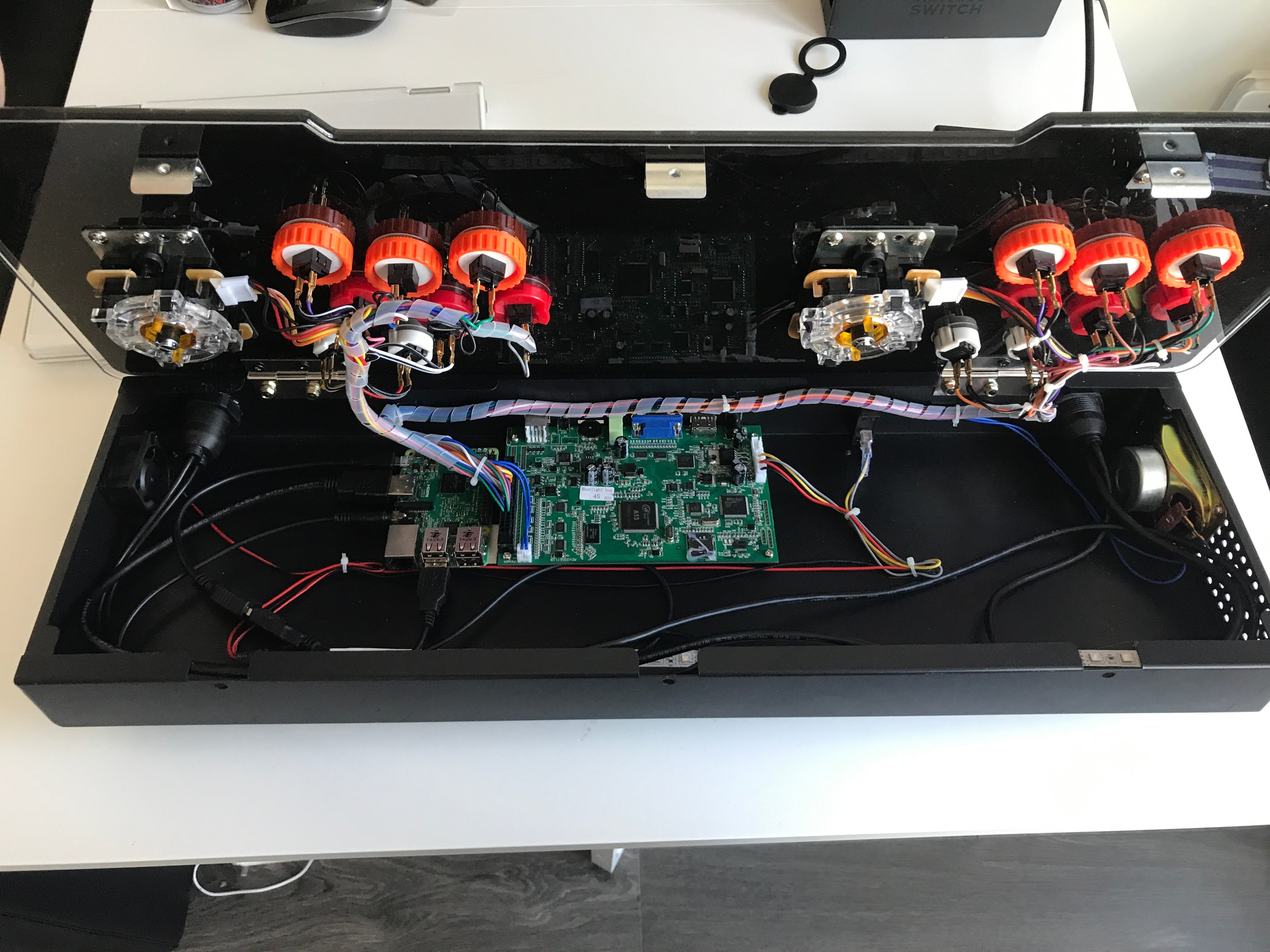 Raspberry Pi Inside Pandora's Box Arcade SuperGun System | Trybotics
