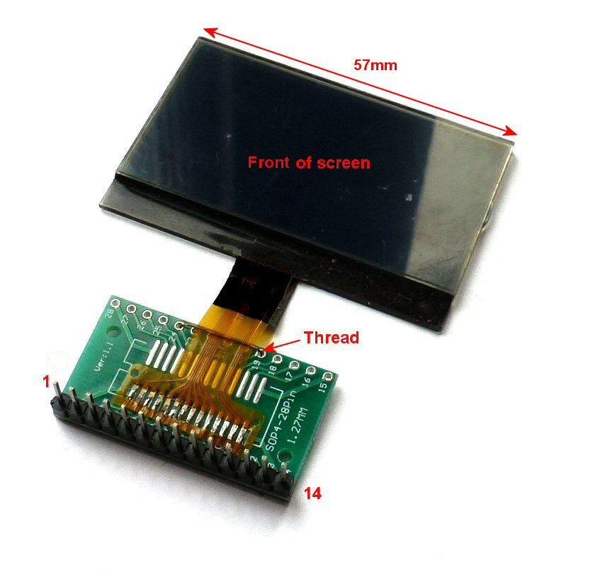LCD COG for an Arduino Nano | Trybotics