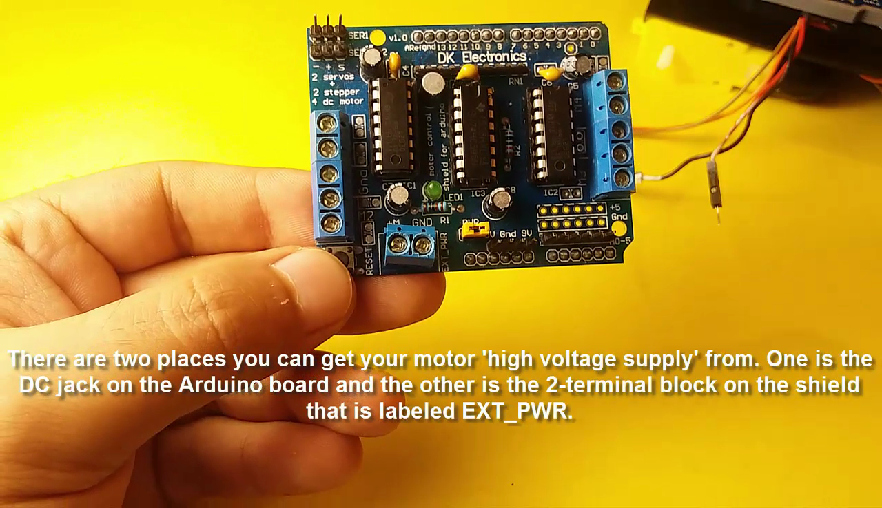 Arduino Obstacle Avoiding Robot 4wd Trybotics