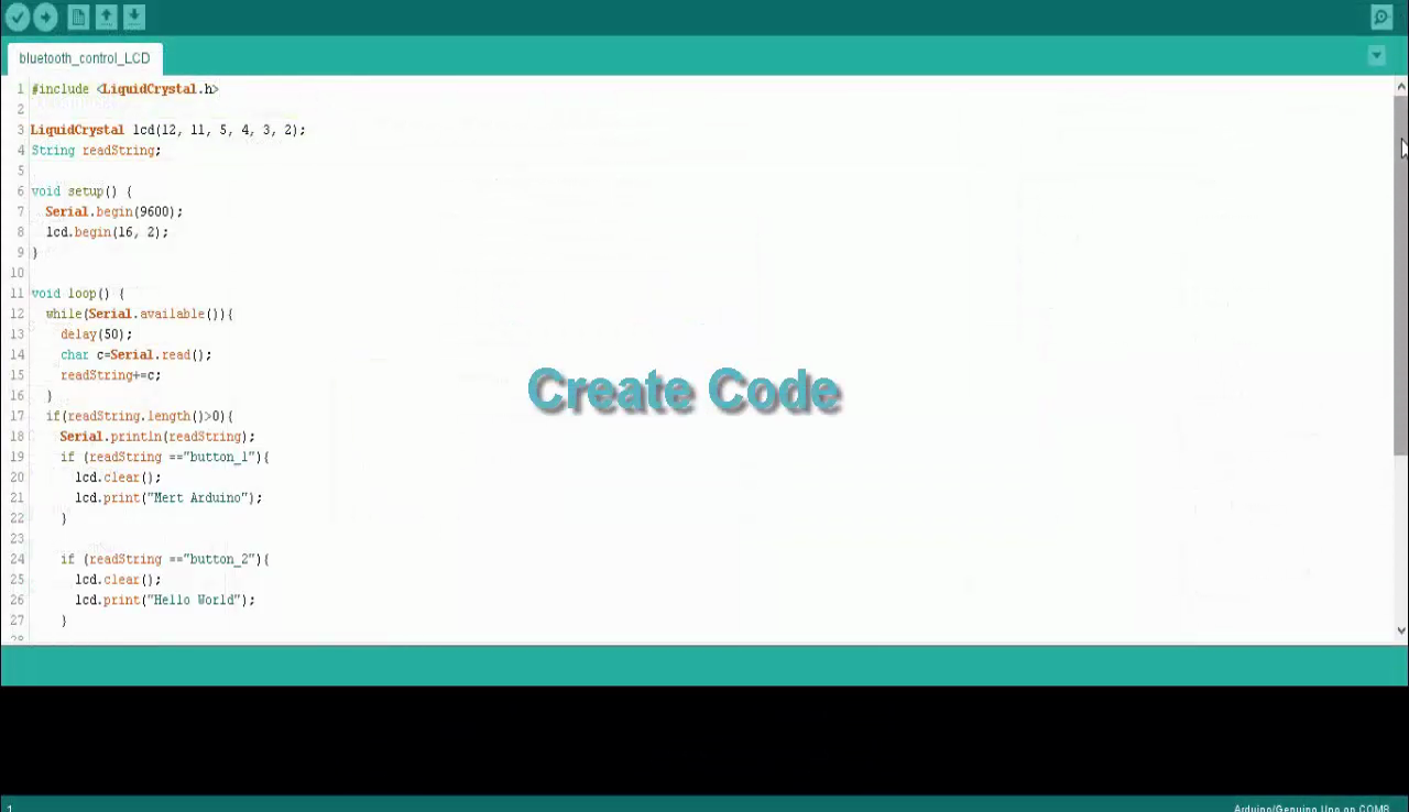 Arduino : How to Control an LCD Via Bluetooth | Trybotics