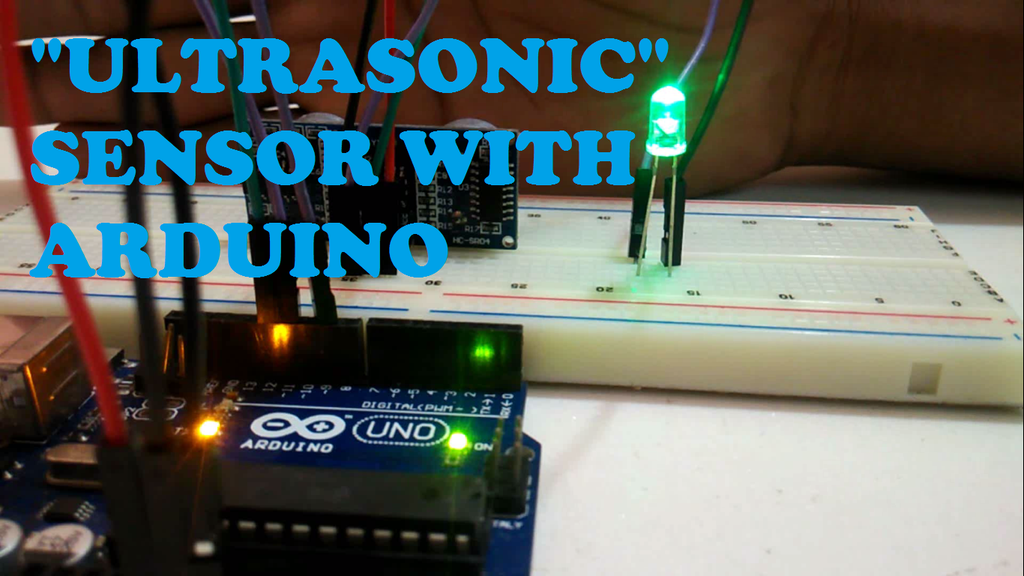 Distance Measurement Using Arduino Ultrasonic Sensor Code