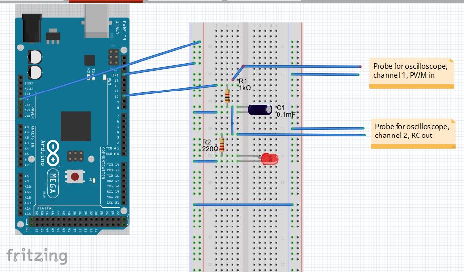Arduino Rc Circuit Pwm To Analog Dc Trybotics