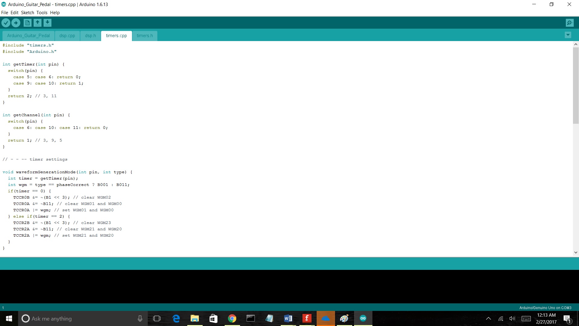 Arduino Guitar Fx Pedal | Trybotics