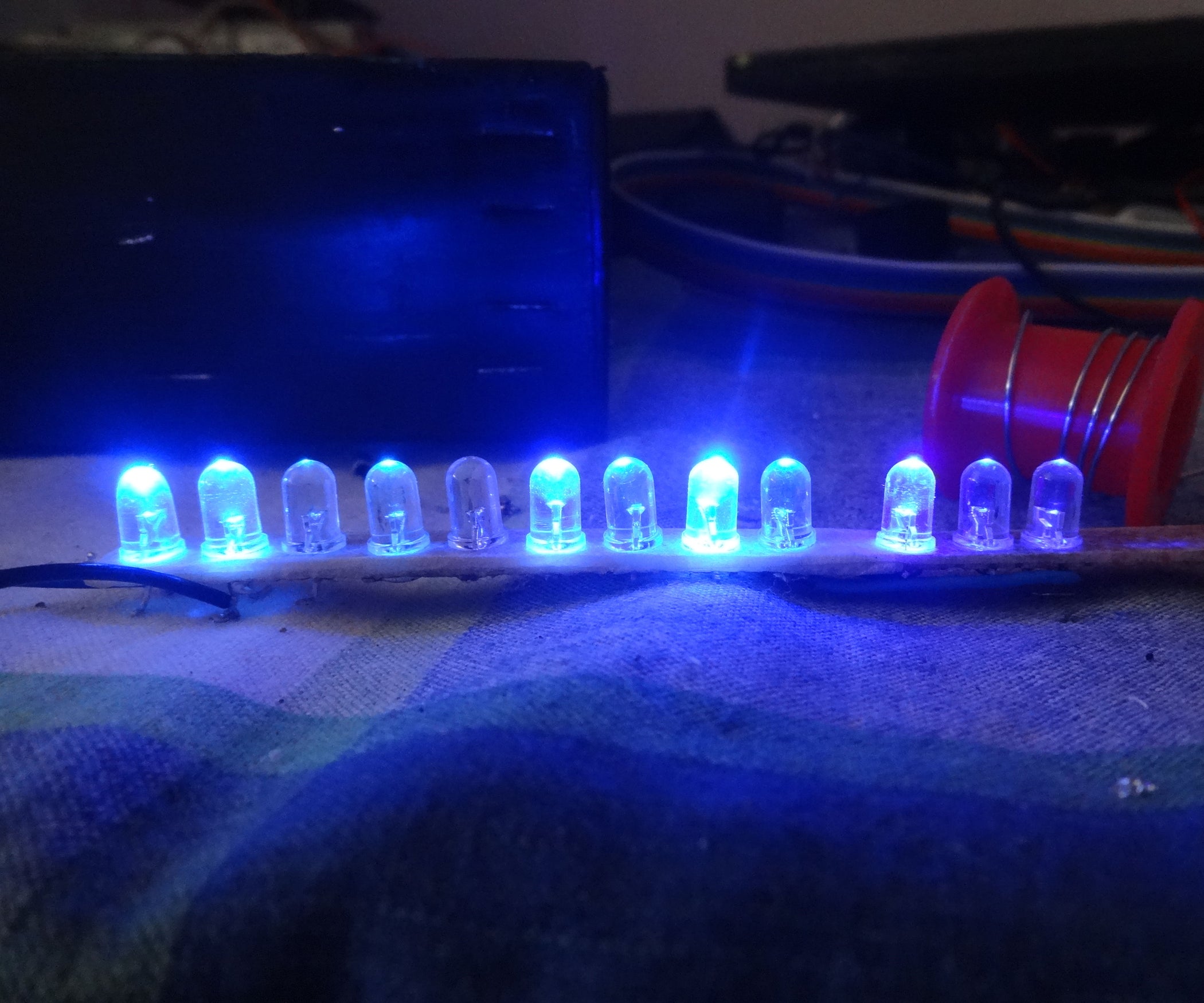 Diy Music Controlled Leds 3 Steps Instructables