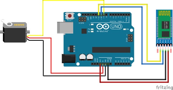 Arduino : How to Control Servo Motor Via Bluetooth (with Smartphone ...