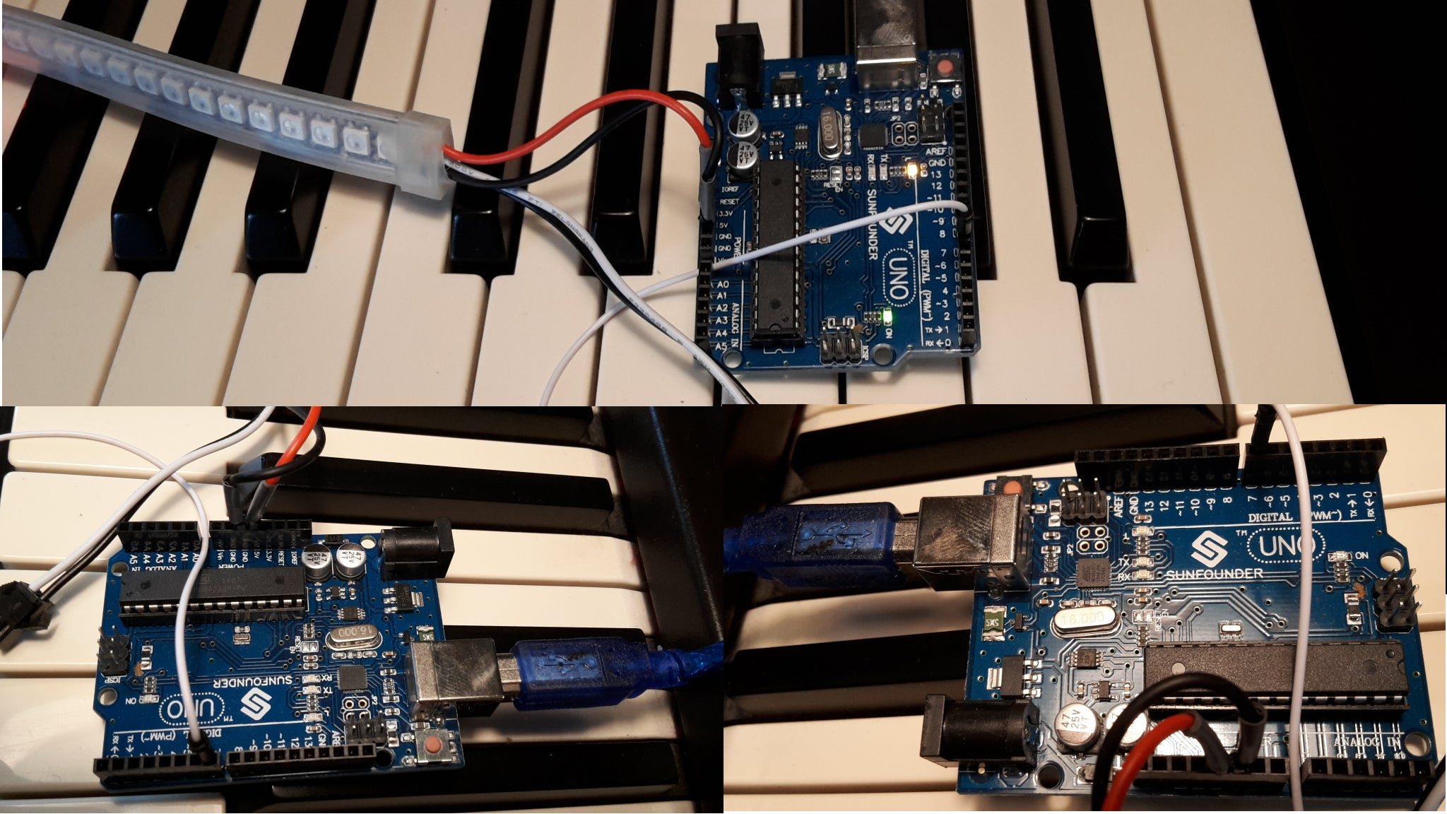 MuseScore+Arduino+LEDs+MIDI = Piano Tutor | Trybotics
