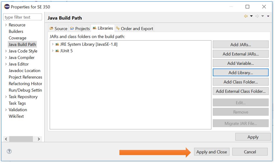Creating A Junit Test Case In Eclipse Trybotics 8605