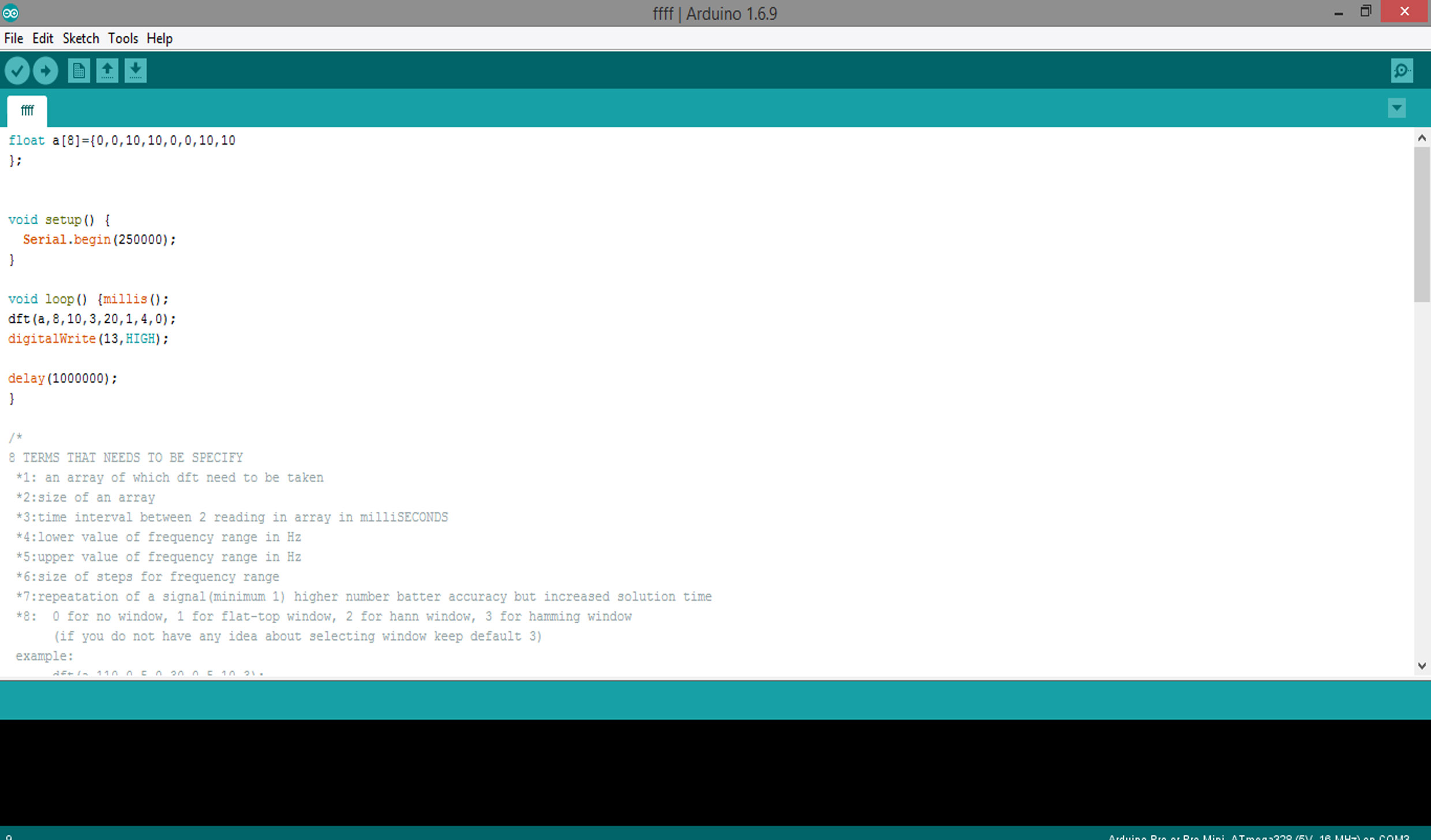 Arduino: Frequency Transform (DFT) | Trybotics