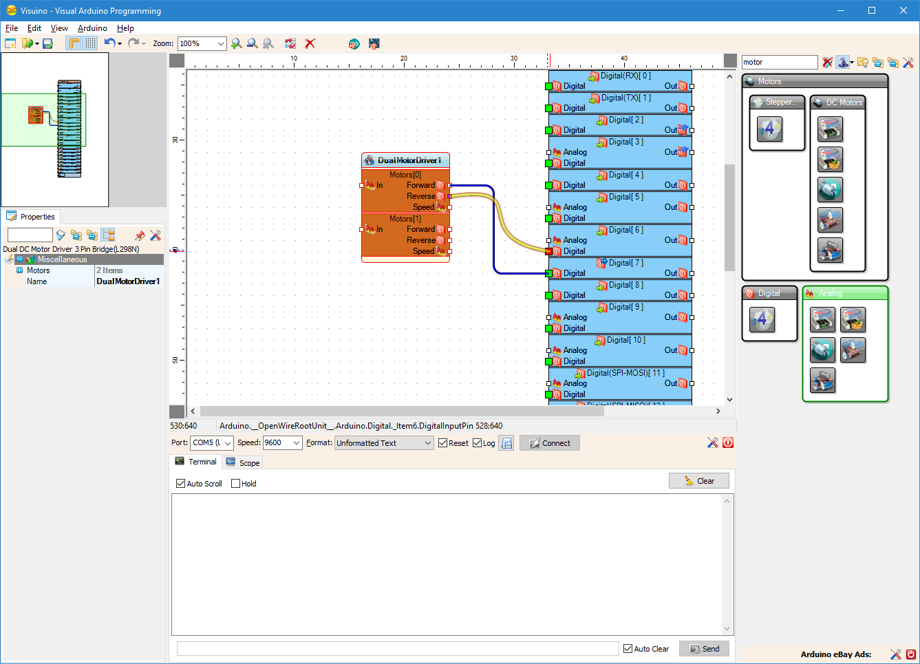 Program Infrared Remote Controlled Arduino Smart Car Robot With Visuino ...