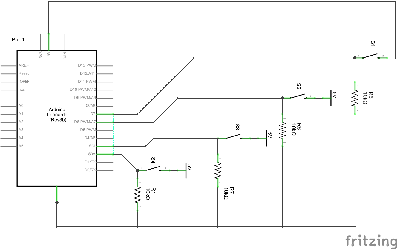 Arduino Button Box Trybotics