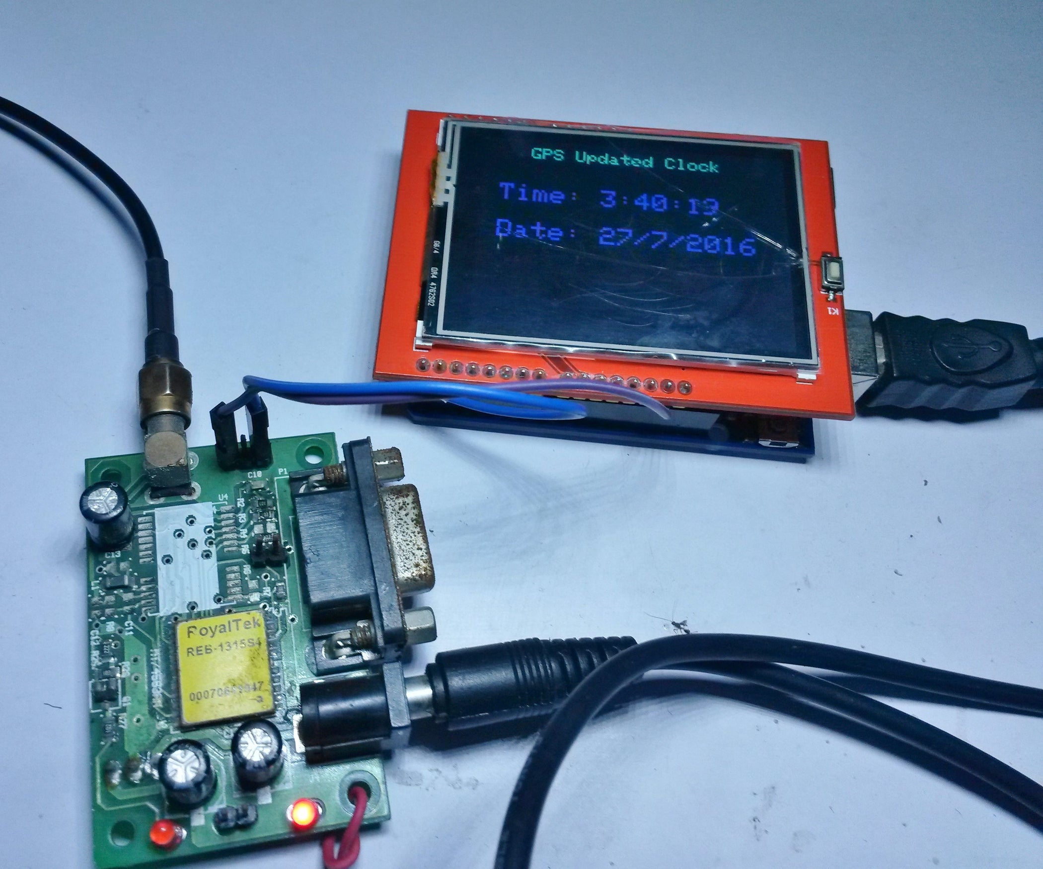 Gps Clock With Tft And Arduino 11 Steps Instructables
