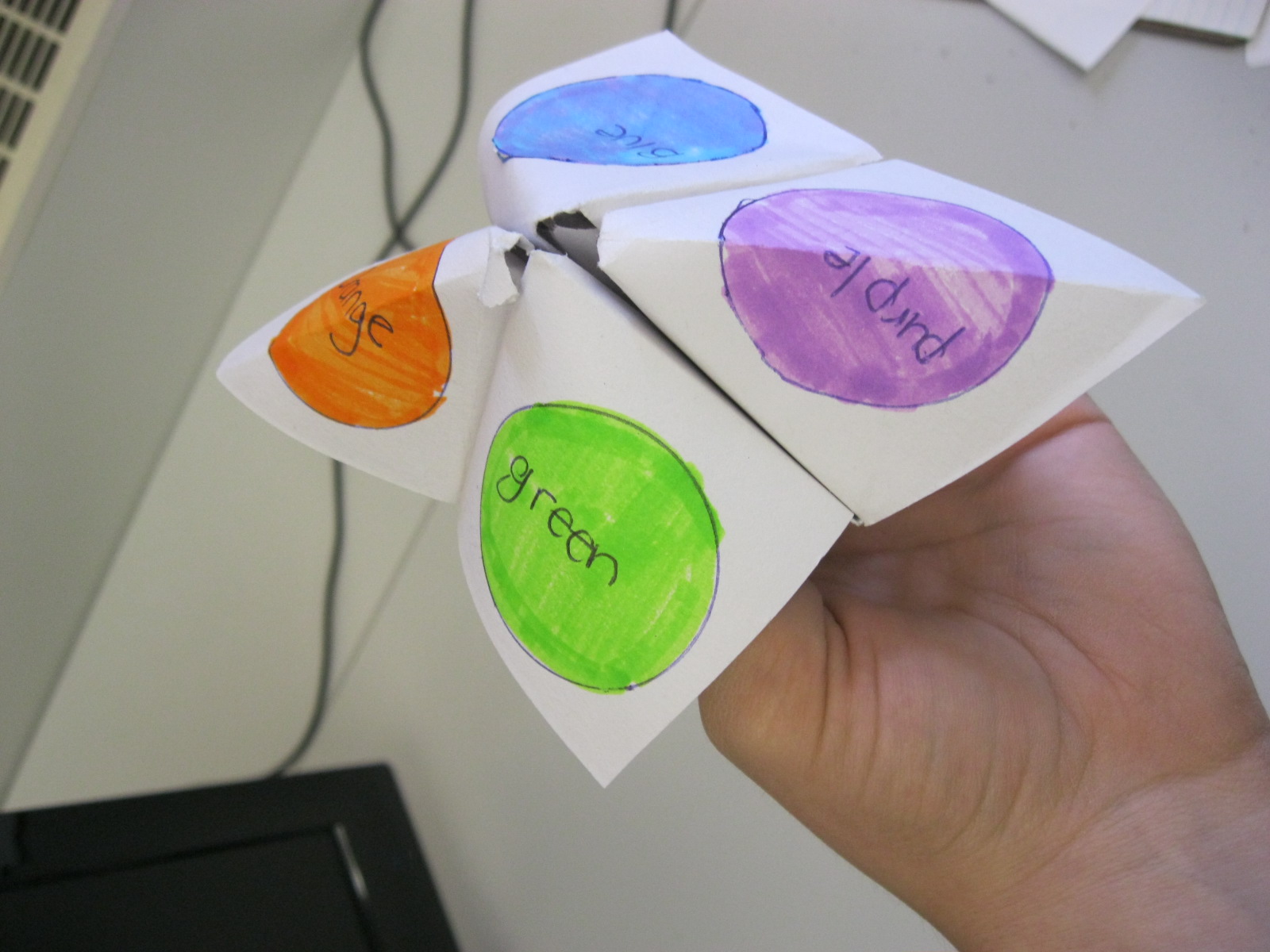 How To Make A Cootie Catcher 9 Steps with Pictures Instructables