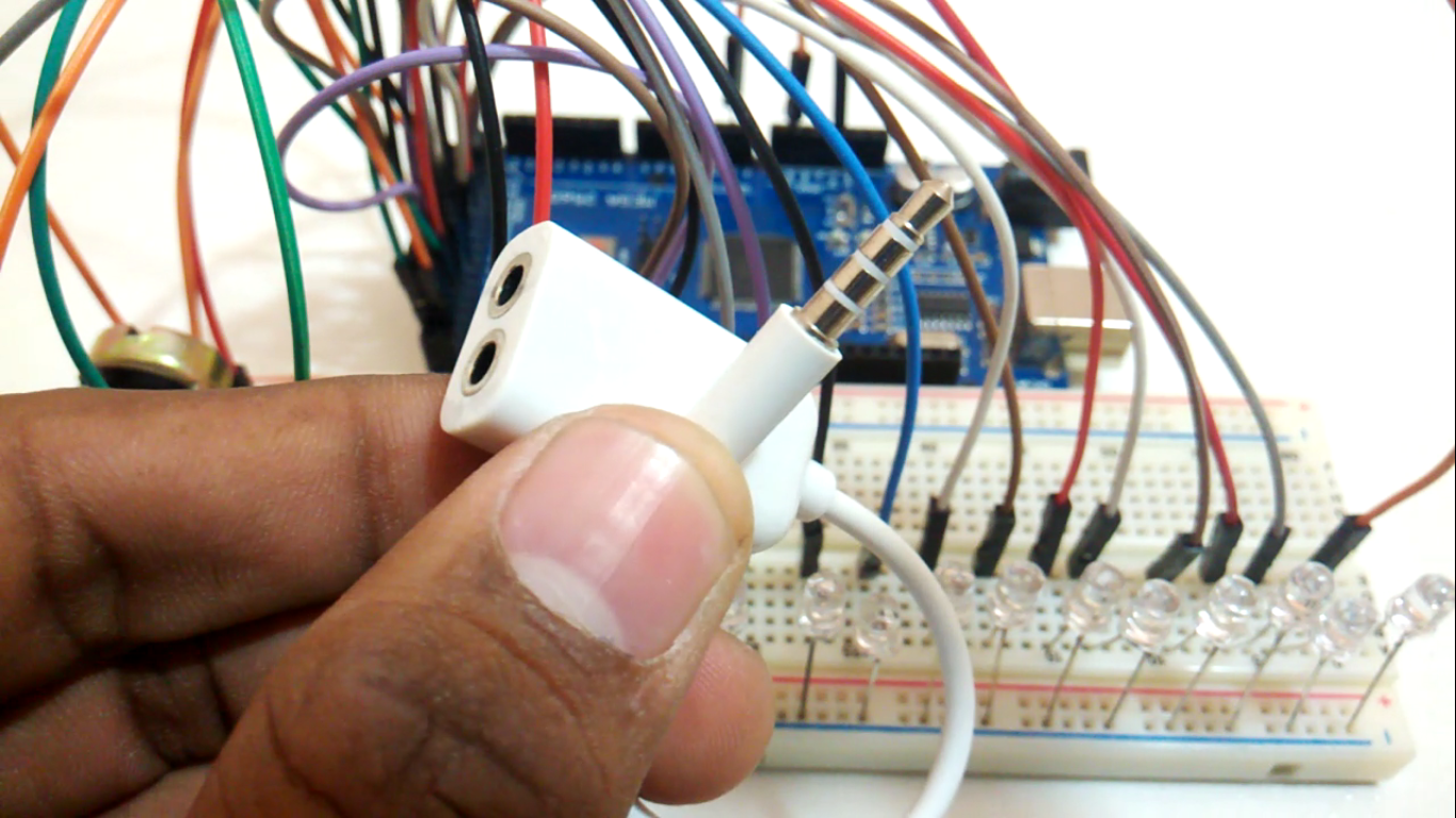 VU METER (Music Visualizer) #1 With Arduino | Trybotics