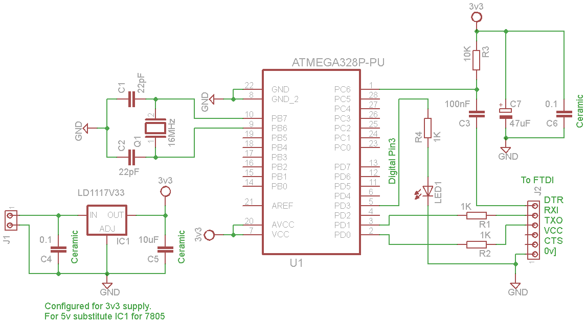 Programming The Attiny85 Attiny84 And Atmega328p Arduino As Isp Trybotics 8157