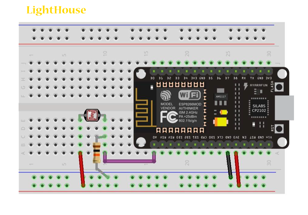 Nodemcu With Ldr 4 Steps With Pictures