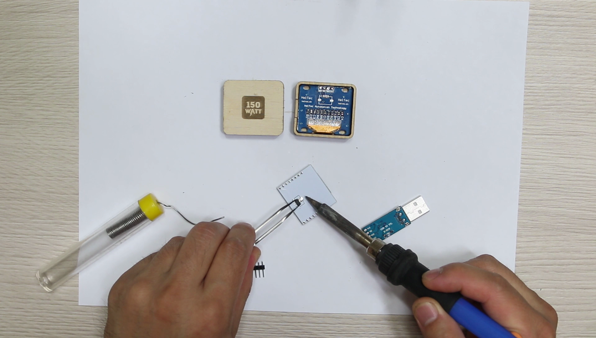 YouTube Subscriber Counter Using ESP8266 and OLED Display | Trybotics