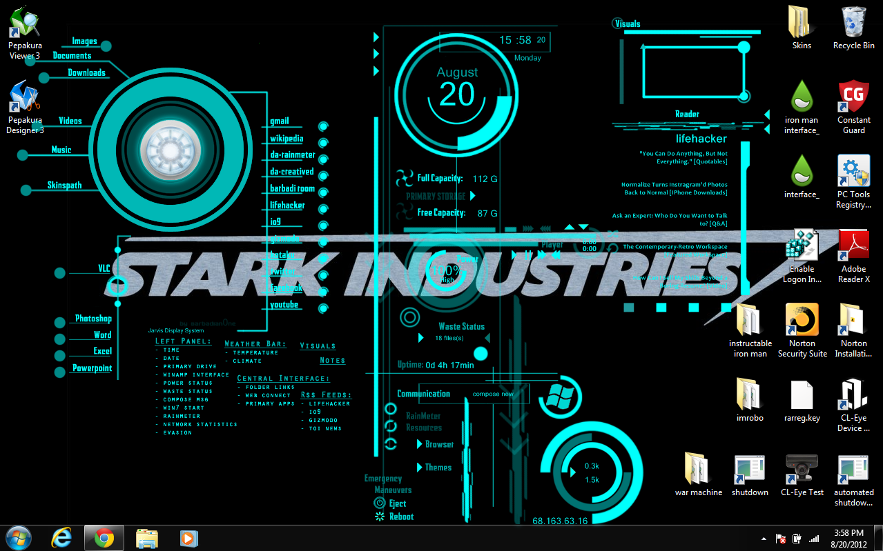 How to Make Your Pc Look Like Ironman's Computer - Instructables