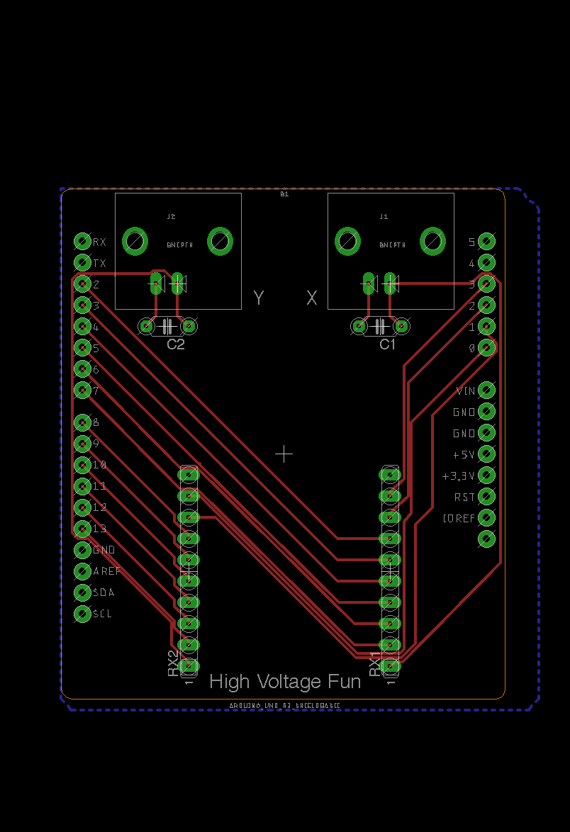 Arduino Xy Display On A Oscilloscope Shield Trybotics