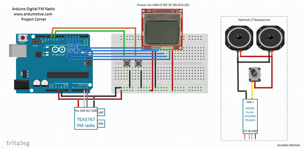 Arduino Digital FM Radio (TEA5767) : 3 Steps - Instructables