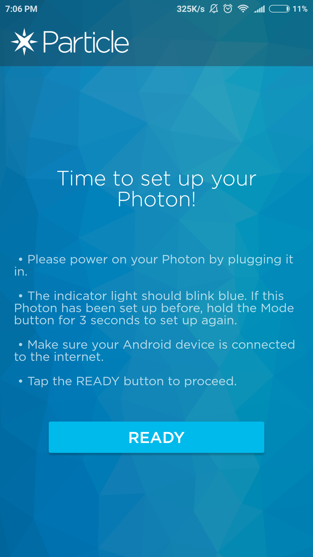 Photon:Displaying Values of DHT11 Using Blynk | Trybotics