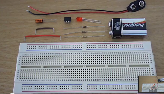 555 Timer Flashing Led Circuit Instructables