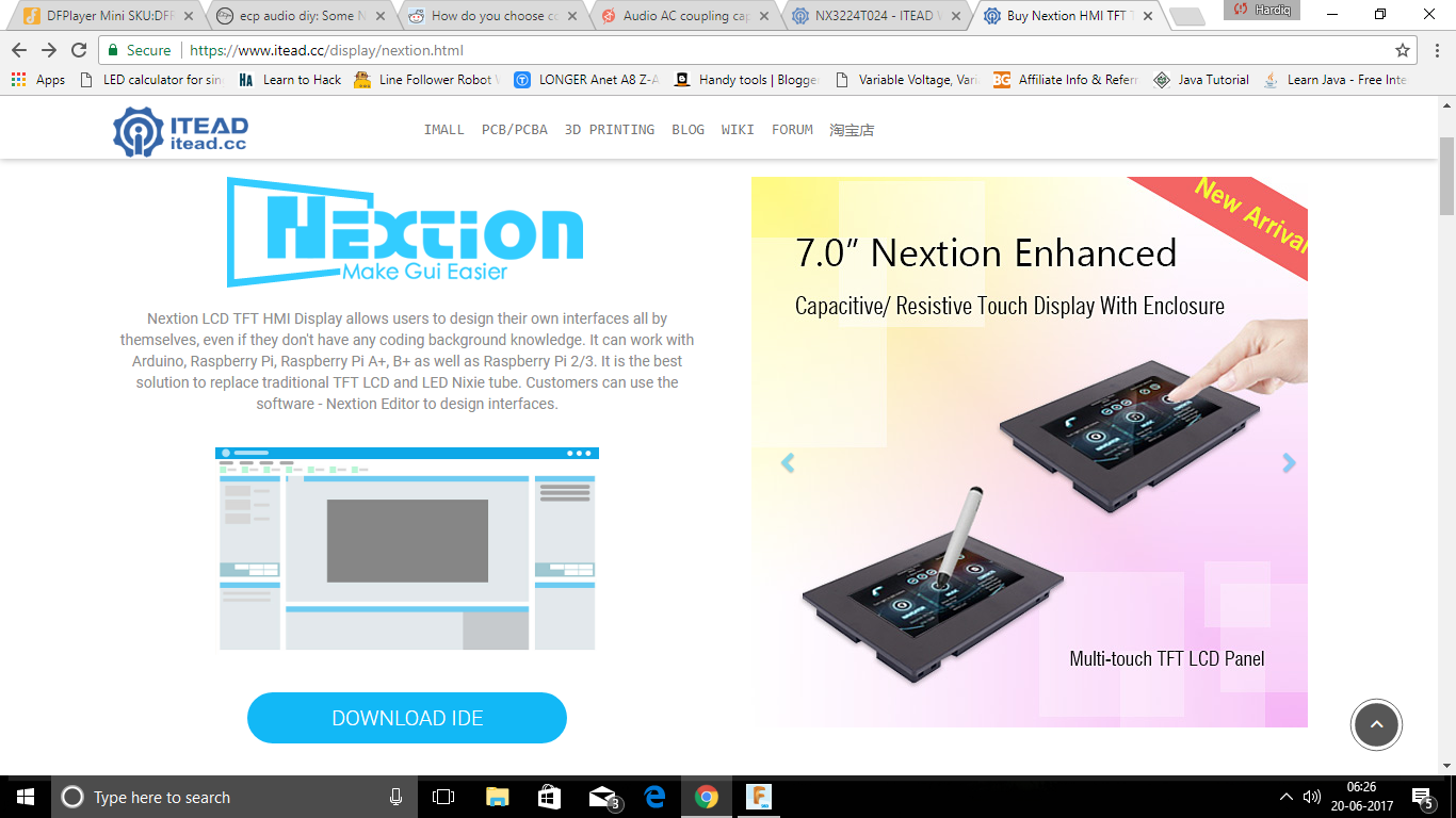 Diy Nextion Touchscreen Hmi Trybotics