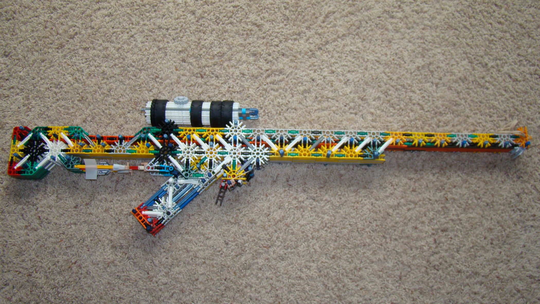 Knex.gun.builder's Knex Rifle!!!: 5 Steps