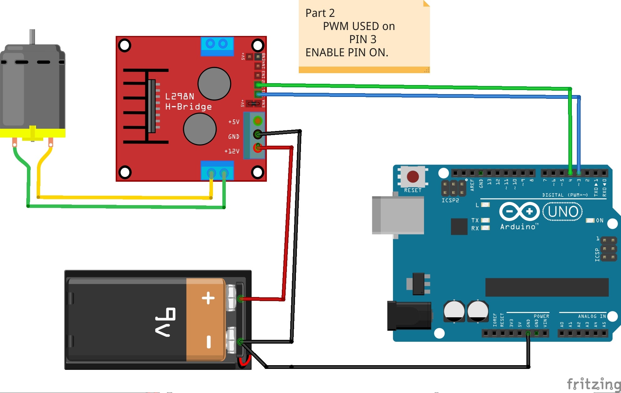 L298 DC Motor Driver Demos/Tutorial | Trybotics
