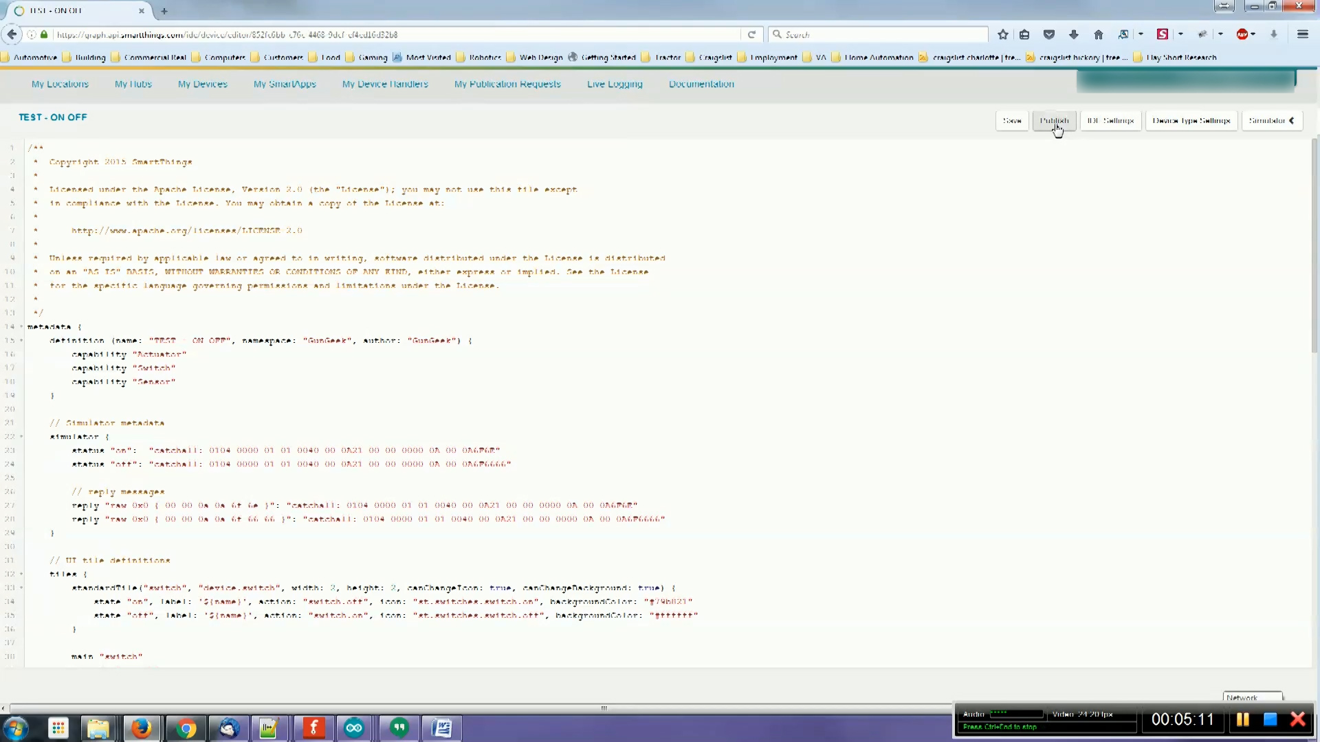Arduino and SmartThings LED Strip Lighting | Trybotics