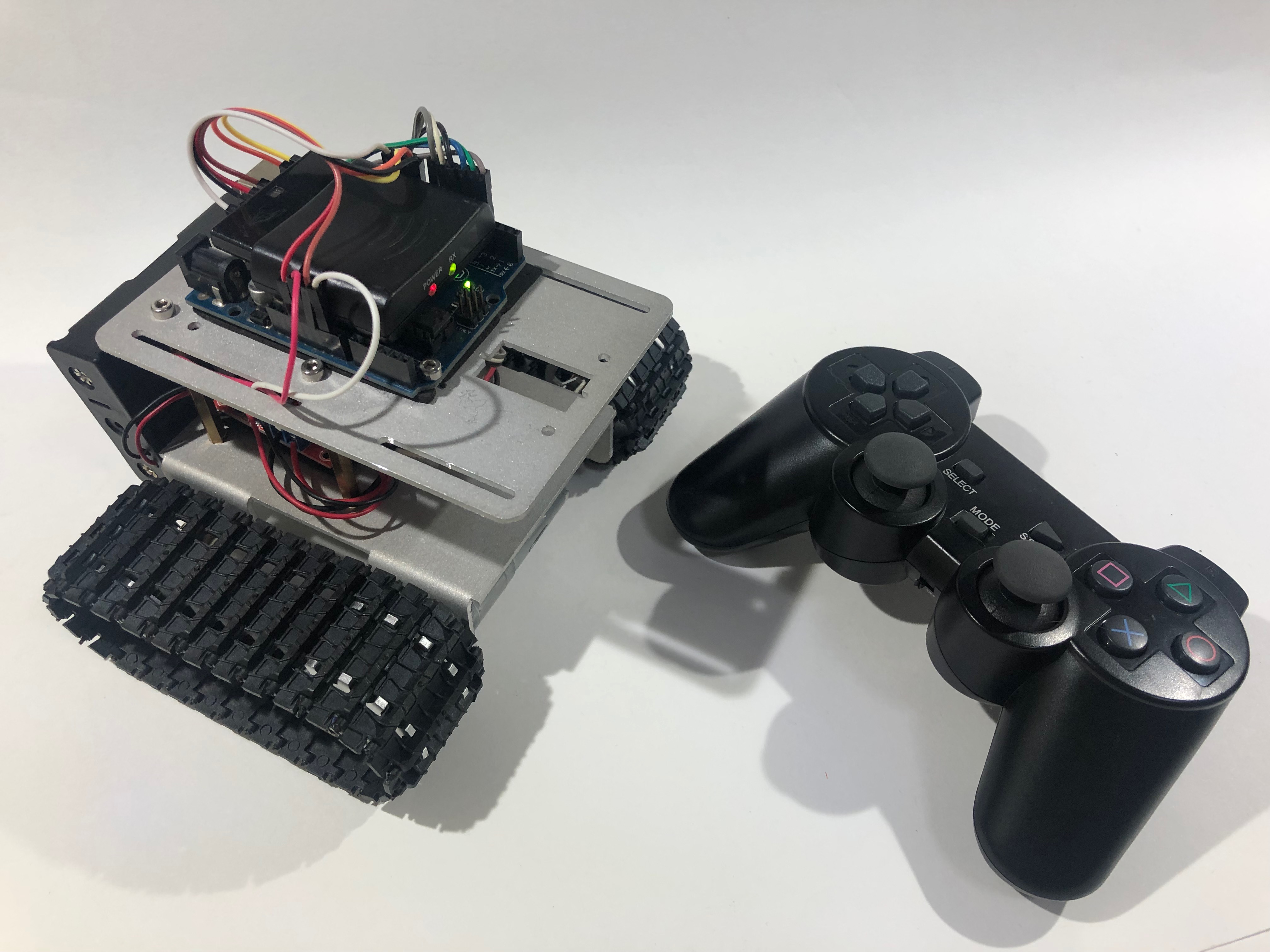 Arduino Robot With Ps2 Controller Playstation 2 Joystick Trybotics