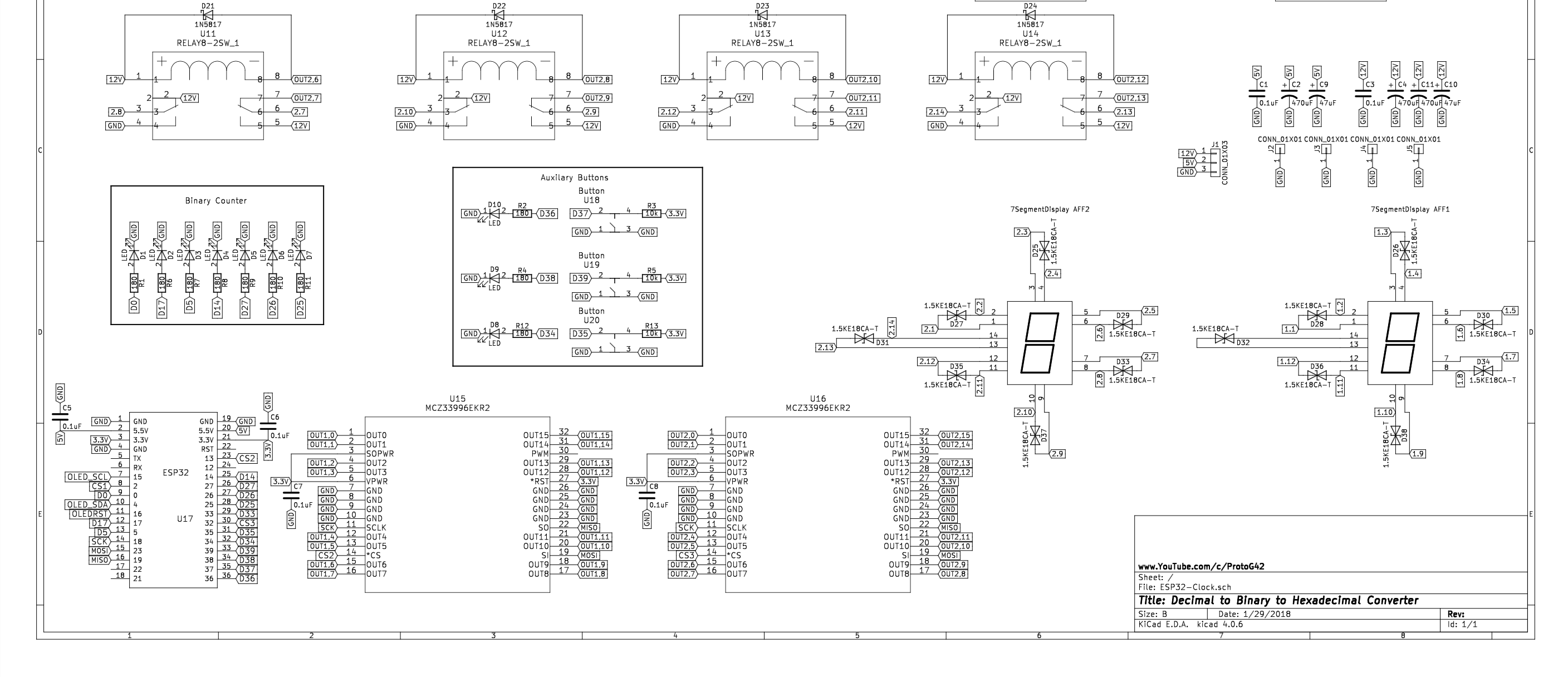 Electromechanical Decimal to Binary to Hexadecimal Converter | Trybotics